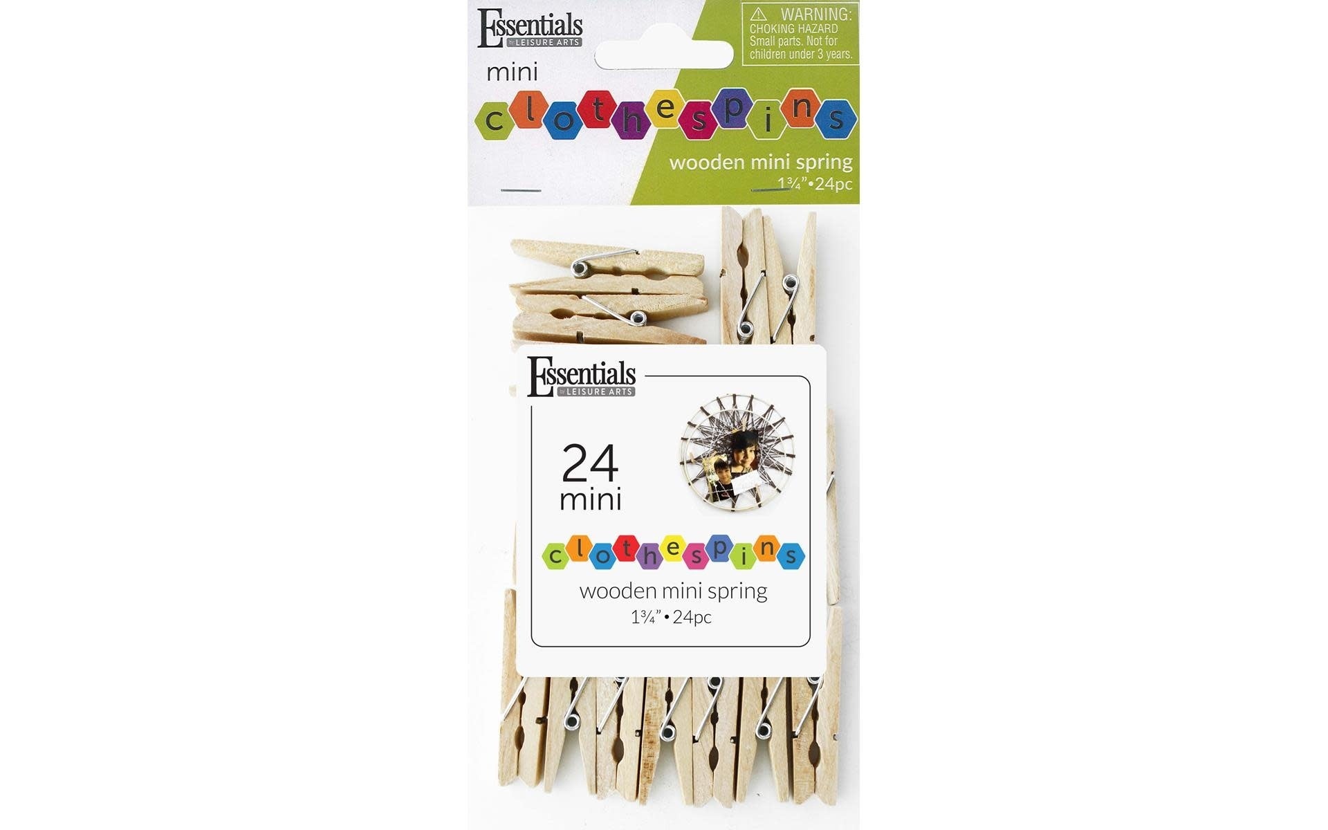 Mini Spring Clothespin 24 Piece | collage
